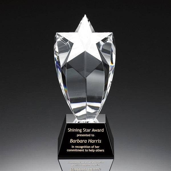 Shining Star Award with Black Base | RecognitionSource.com
