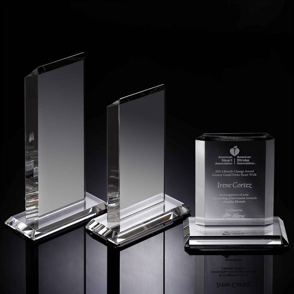 Vertical Rectangle Plaque Tower | By The Recognition Source