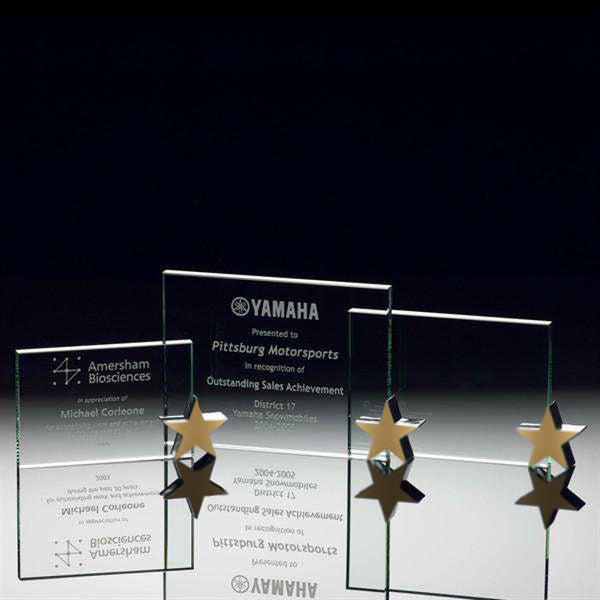 Gold Star Performance Series - Glass Awards - The Recognition Source