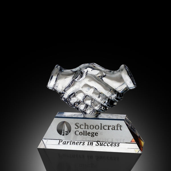 Crystal Handshake Award | Partnership Award