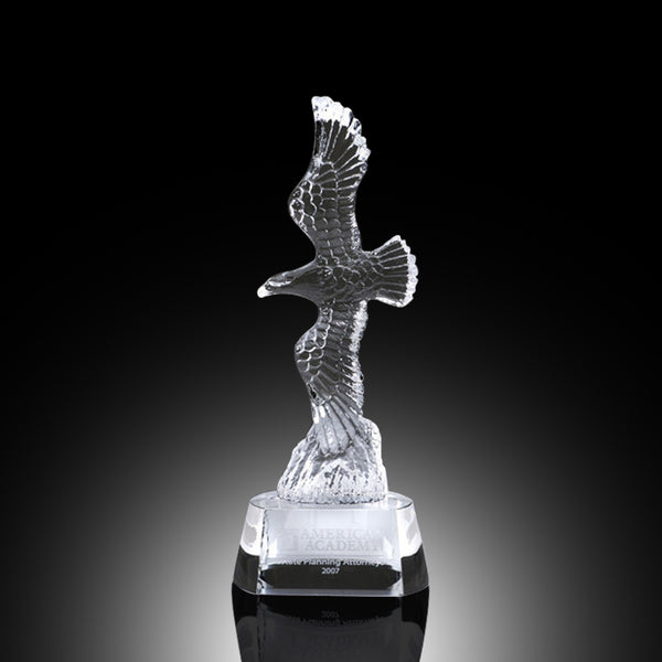 Soaring Eagle Crystal Award | Eagle Plaque | RecognitionSource.com