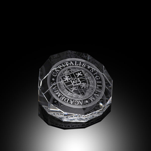Crystal Double Octagon Paperweight | RecognitionSource.com